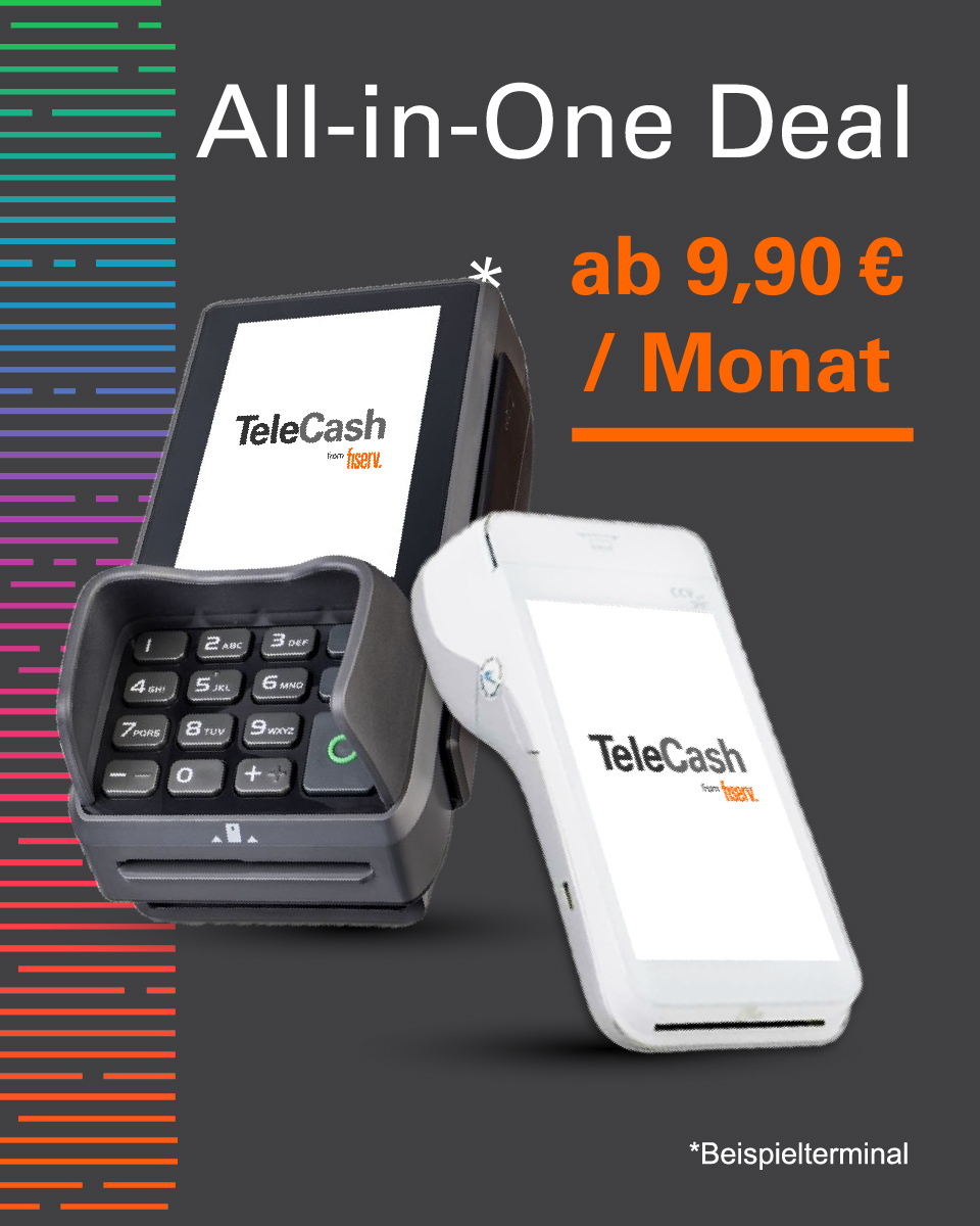 Kontaktlose EC Terminals von TeleCash - Schnell, sicher und bequem.